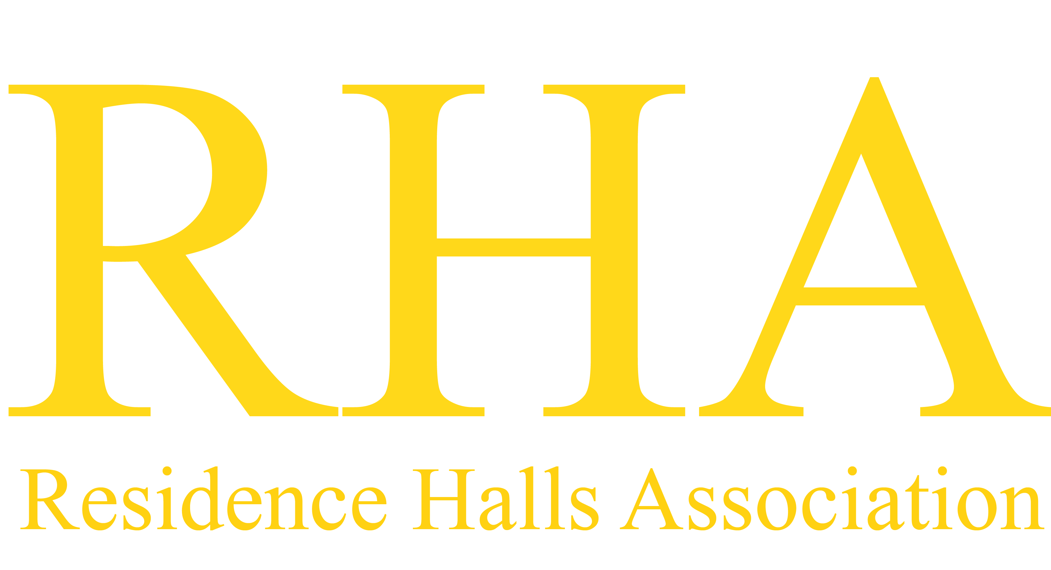 rha logo-yellow – Residence Halls Association