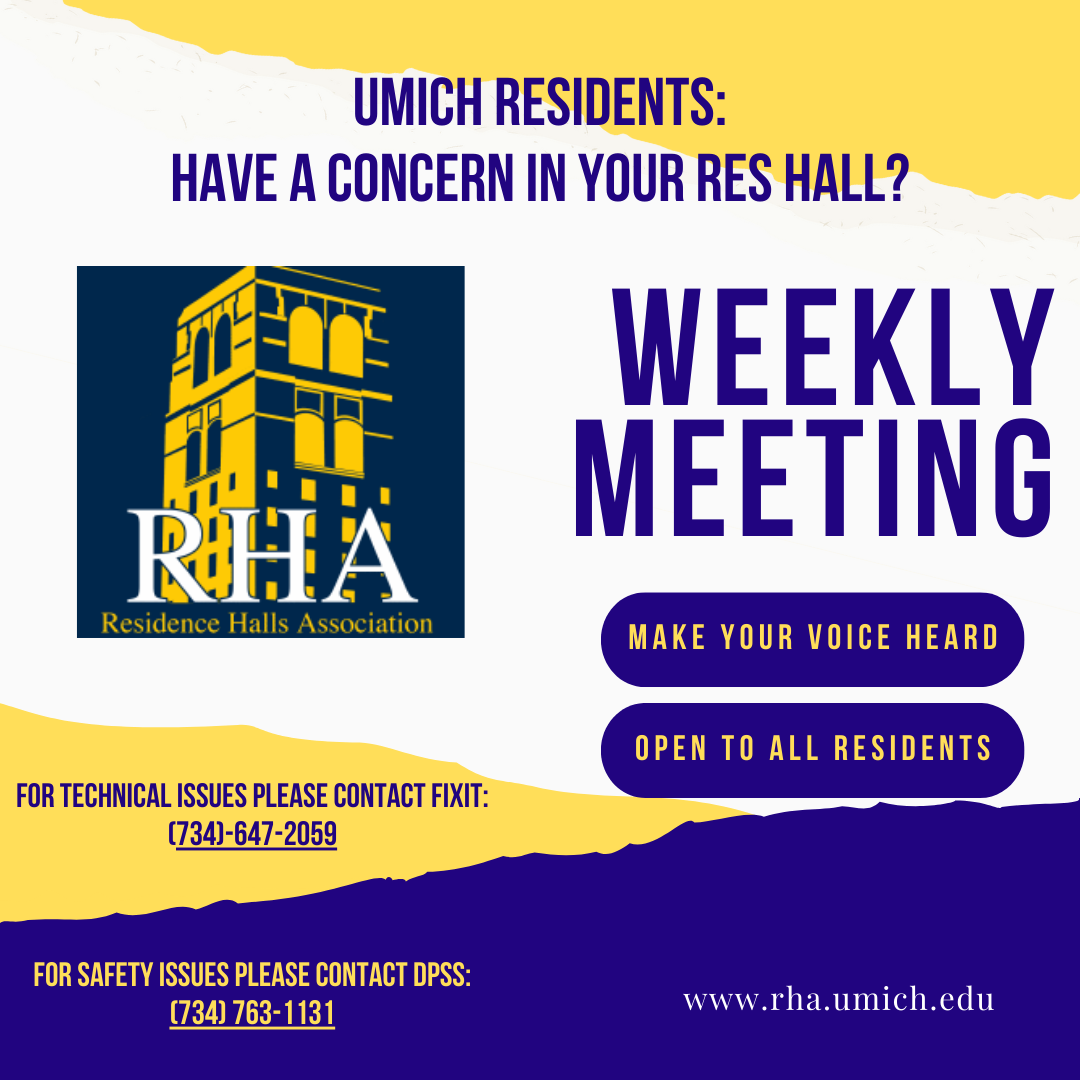 Residence Halls Association – University of Michigan